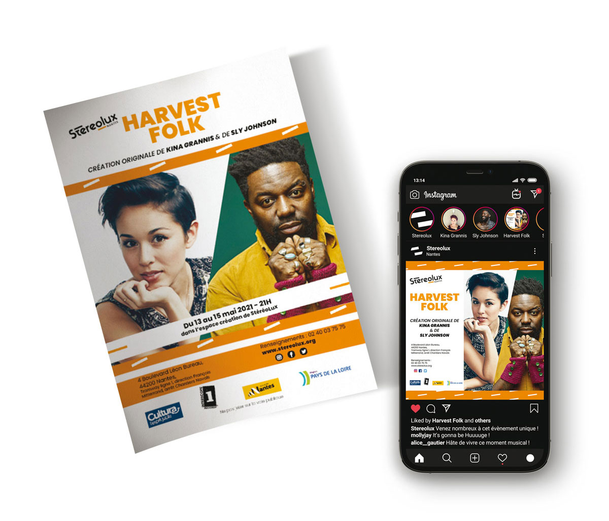 CAMPAGNE CROSS MEDIA HARVEST FOLK – alice-gautier